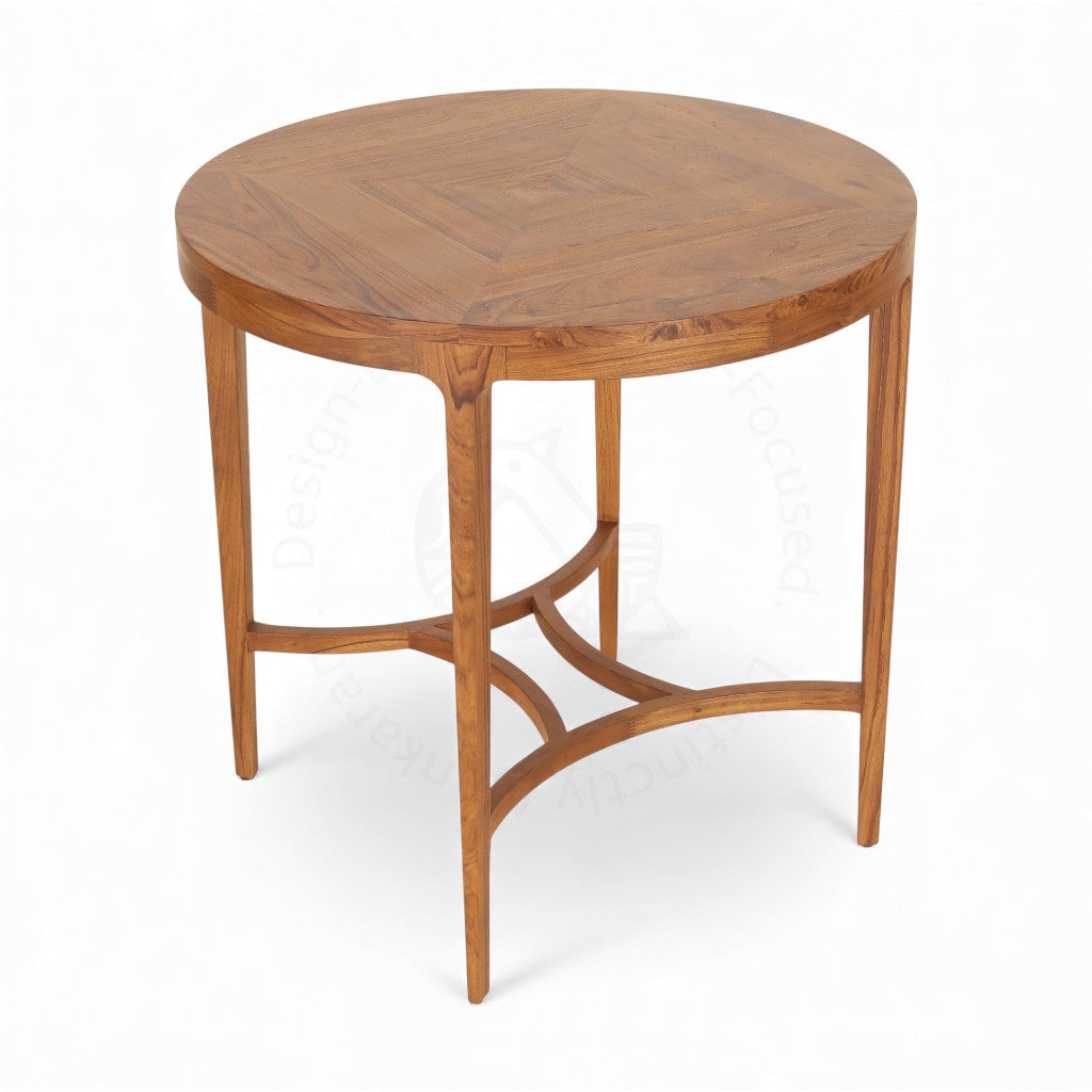 Cakkal - Teakwood Cafe Table | Alankaram