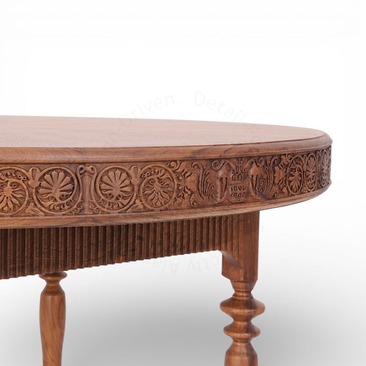 Vritta - Teakwood Dining Table | Alankaram