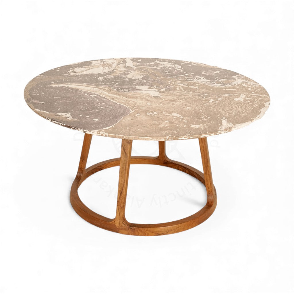 Kruhy - Teakwood Dining Table | Alankaram