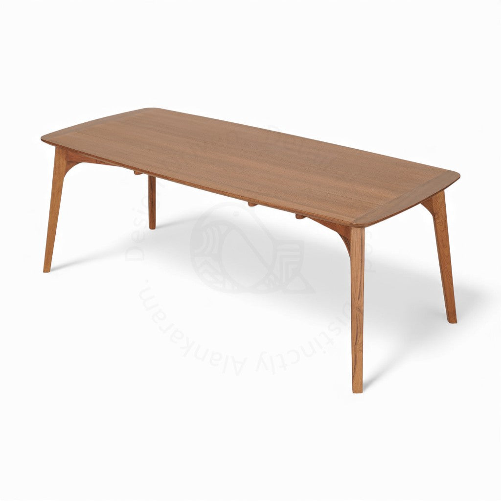 Syml - Teakwood Six Seater Dining Table | Alankaram