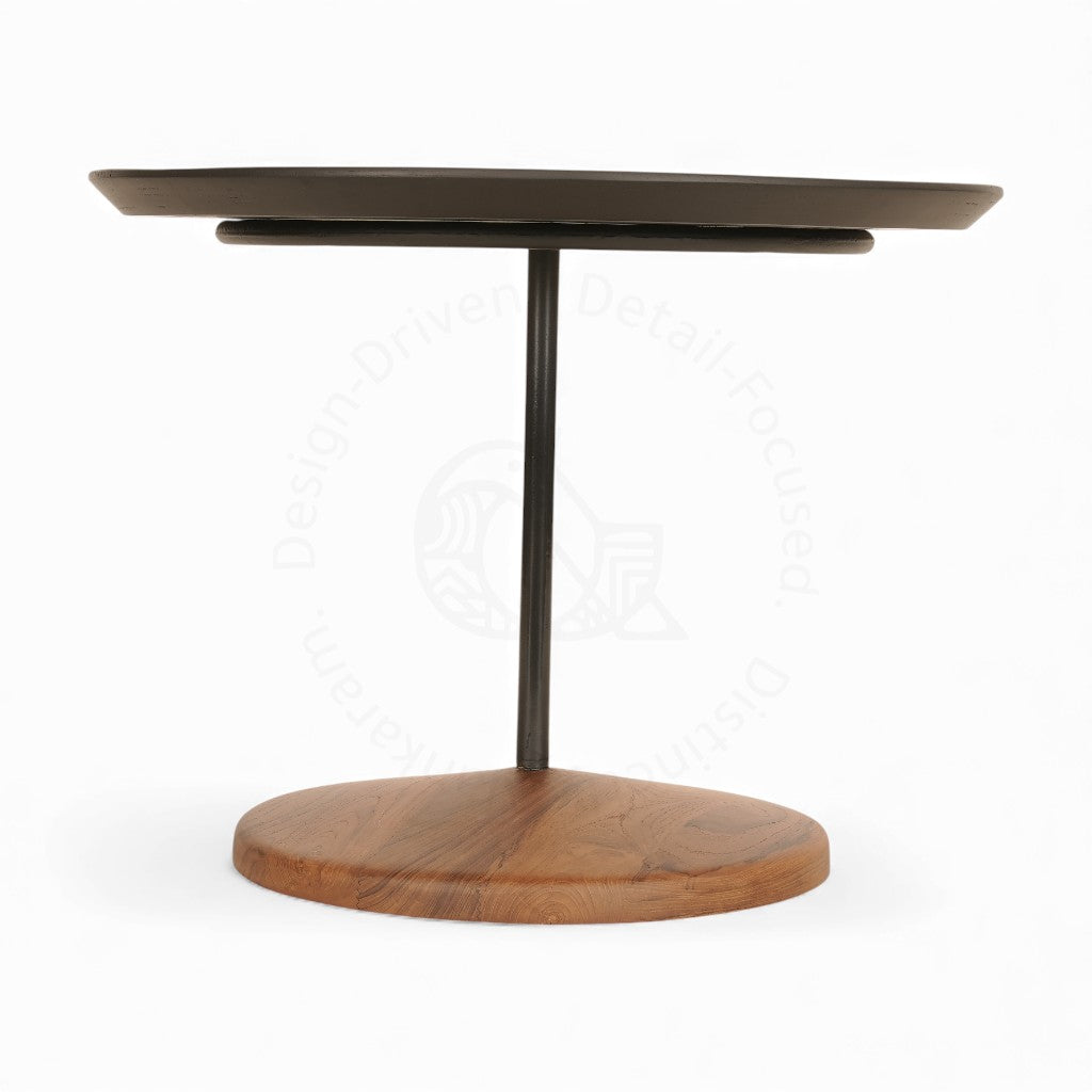 Circulo - Teak Side Table, Stained | Alankaram