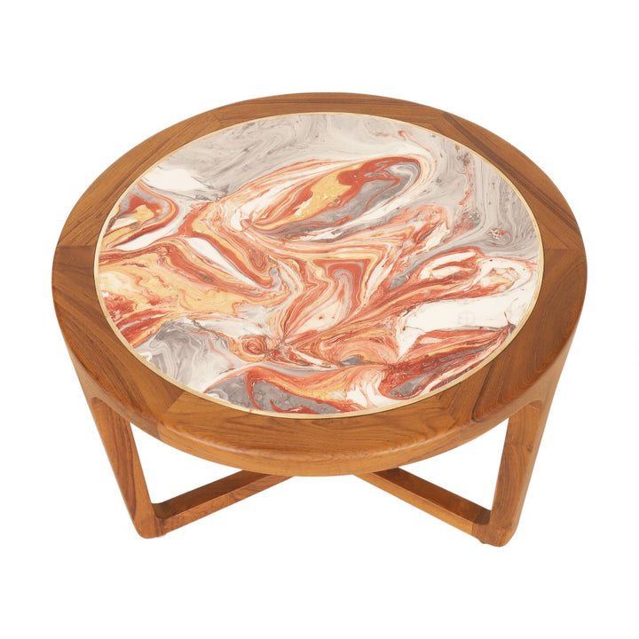 Uchta - Center Table with Artwork | Alankaram
