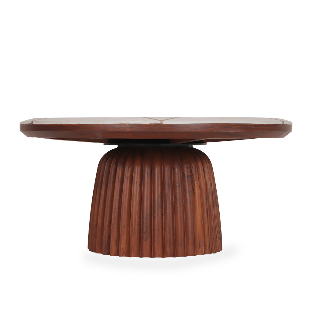 Silinda - Teakwood Center Table | Alankaram