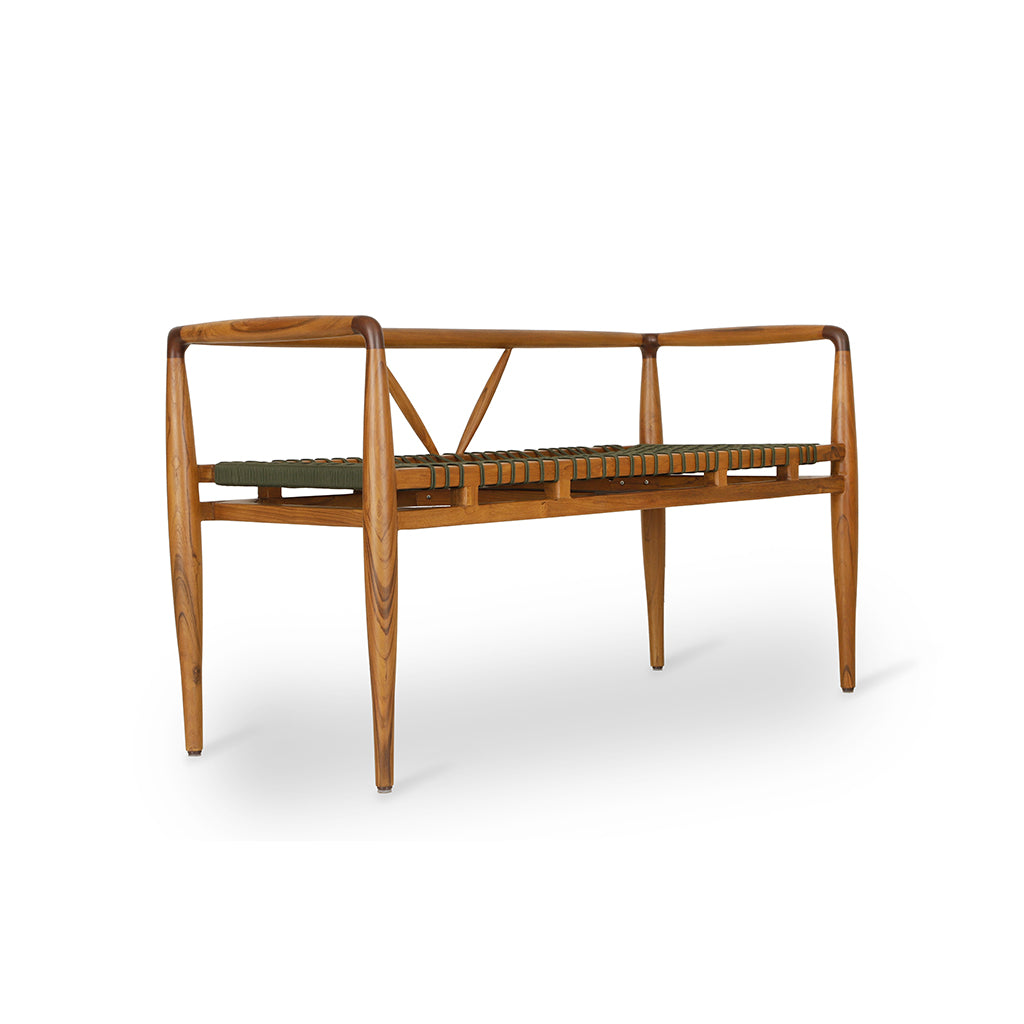 Bangku - Two seater Teakwood Bench | Alankaram