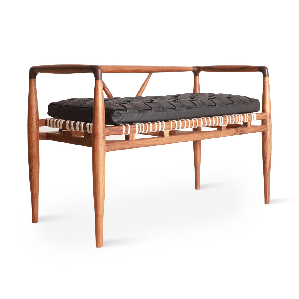 Bangku - Two seater Teakwood Bench | Alankaram