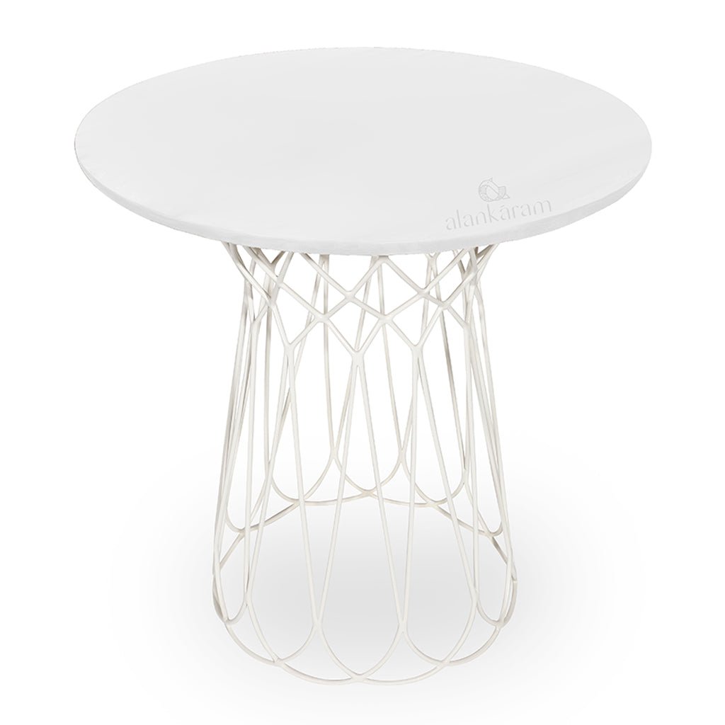Maama - Solidwood Round Cafe Table | Alankaram