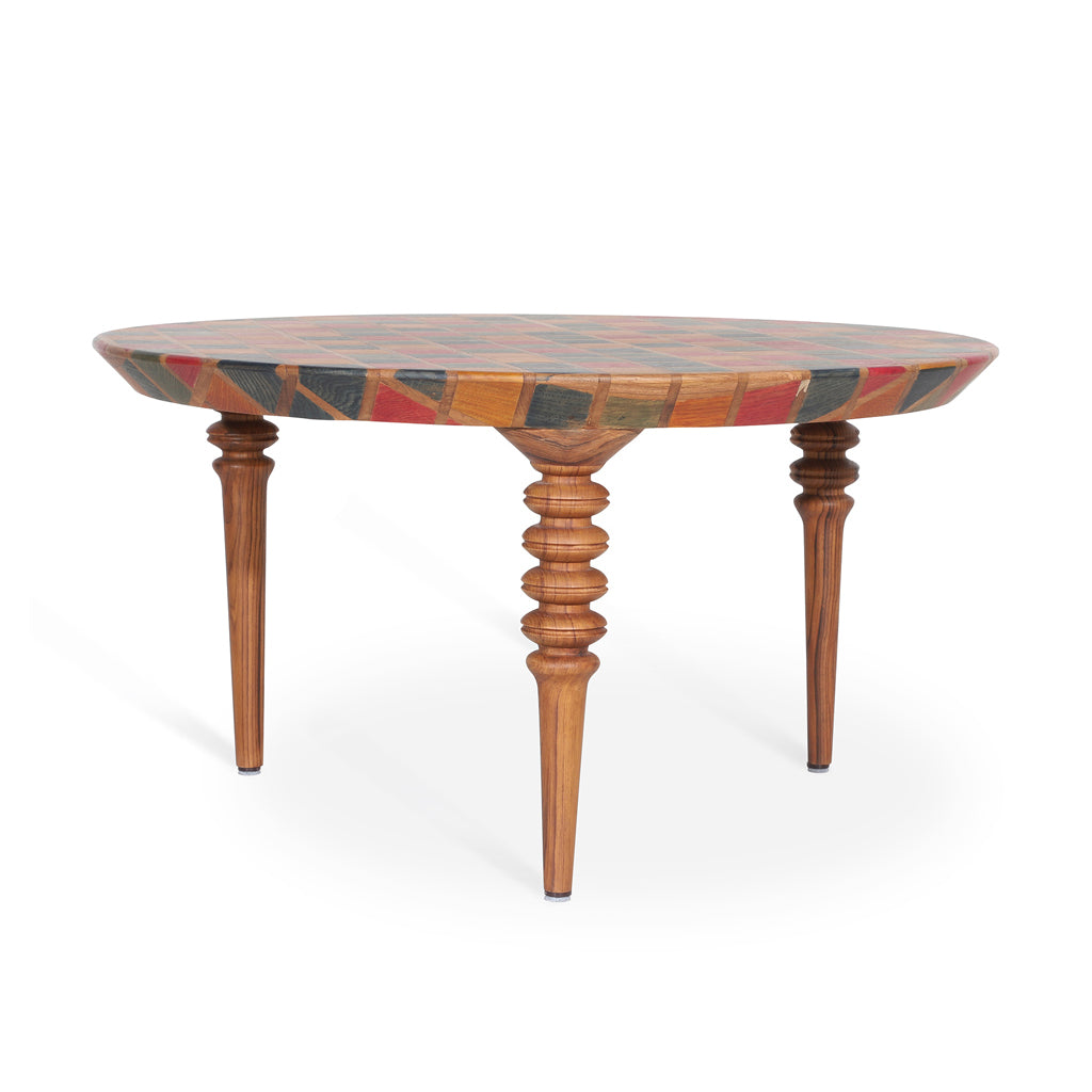 Karovy - Center Table with Artful Geometry | Alankaram