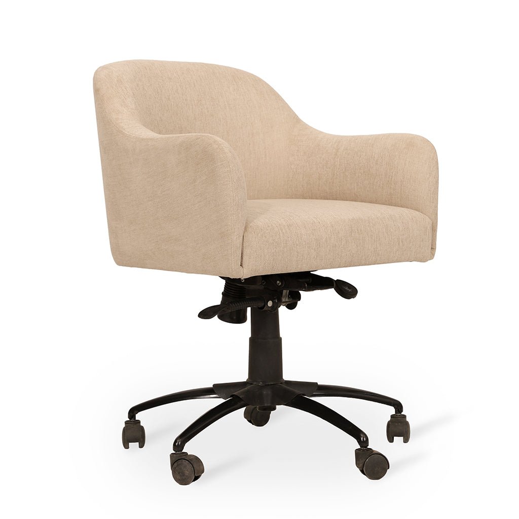 Aavaha - Metal Dining Chair, Castor Base with Swivel | Alankaram