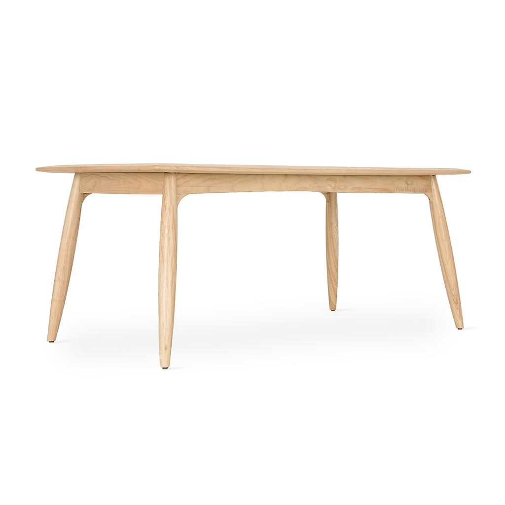 Vibhu - Six Seater Oak/Ash/Beech Dining Table | Alankaram