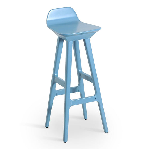 Inalt - High / Bar Chair with Pista Blue | Alankaram
