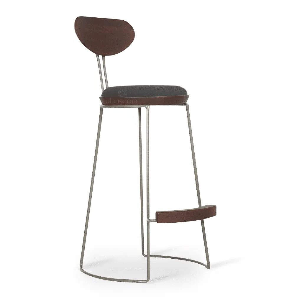 Viboko - Metal High Chair, Ash/Oak/Beech Upholstered Seat & Back ...