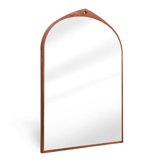 Spegel Arched Teakwood Wall Mirror | Alankaram