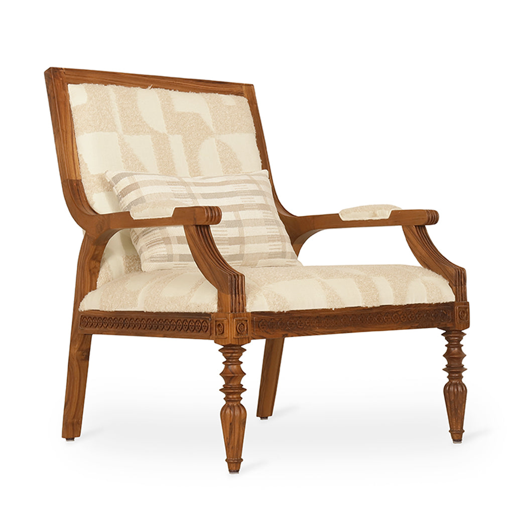 Masani - Teak Lounge Chair | Alankaram