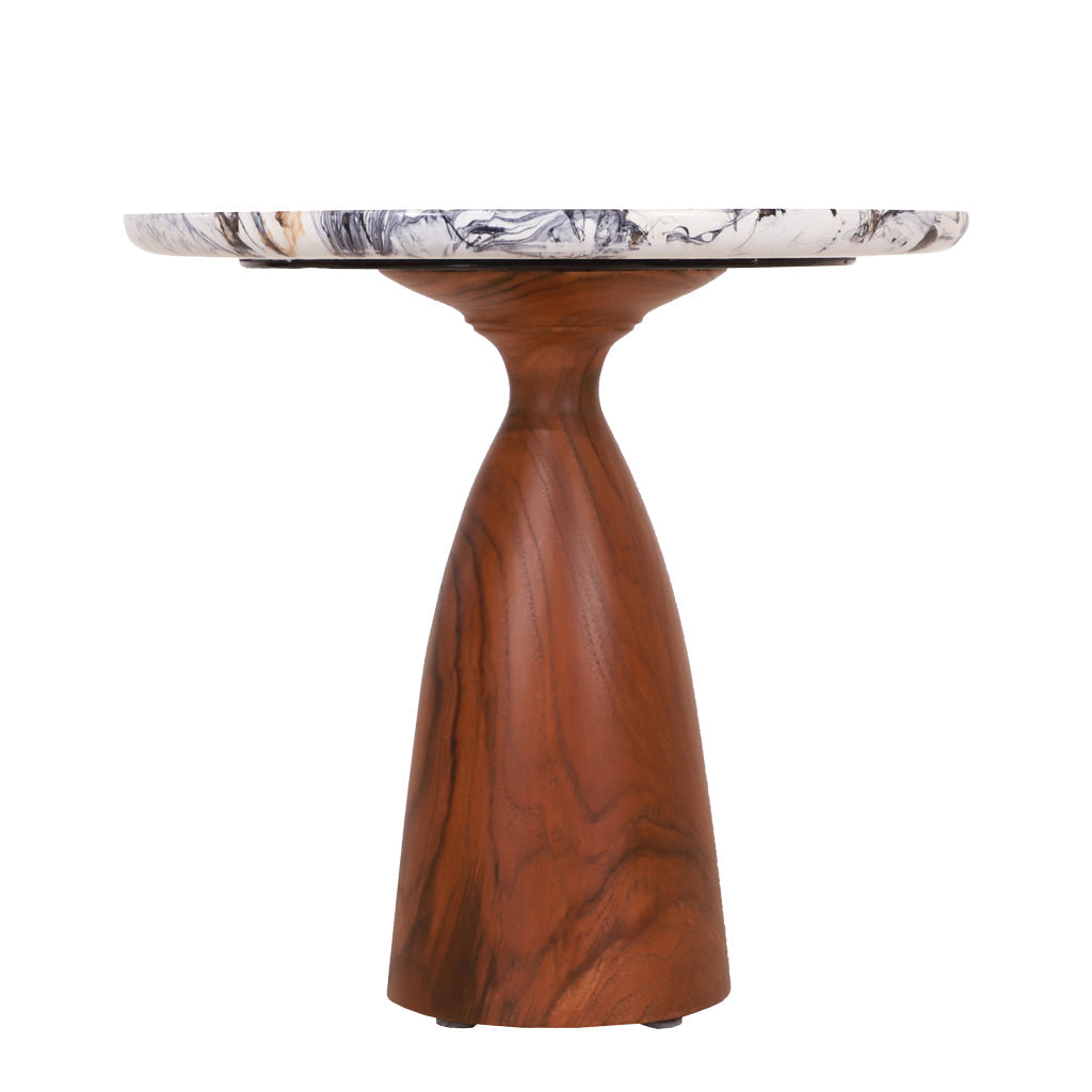 Aniq - Teakwood Side Table | Alankaram