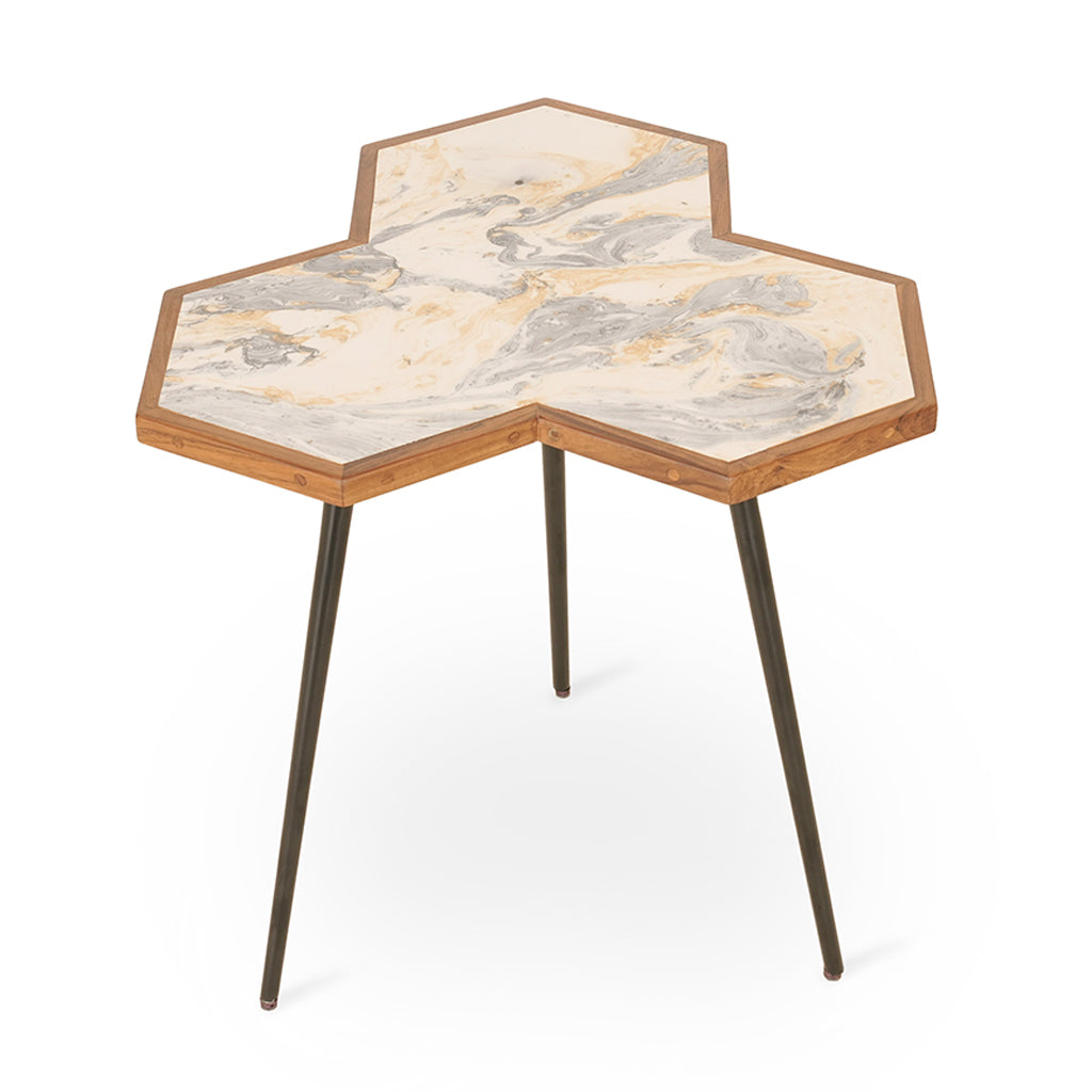 Toi - Metal Side Table with Multicolor | Alankaram