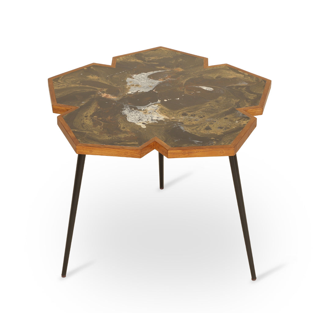 Toi - Metal Side Table with Multicolor | Alankaram