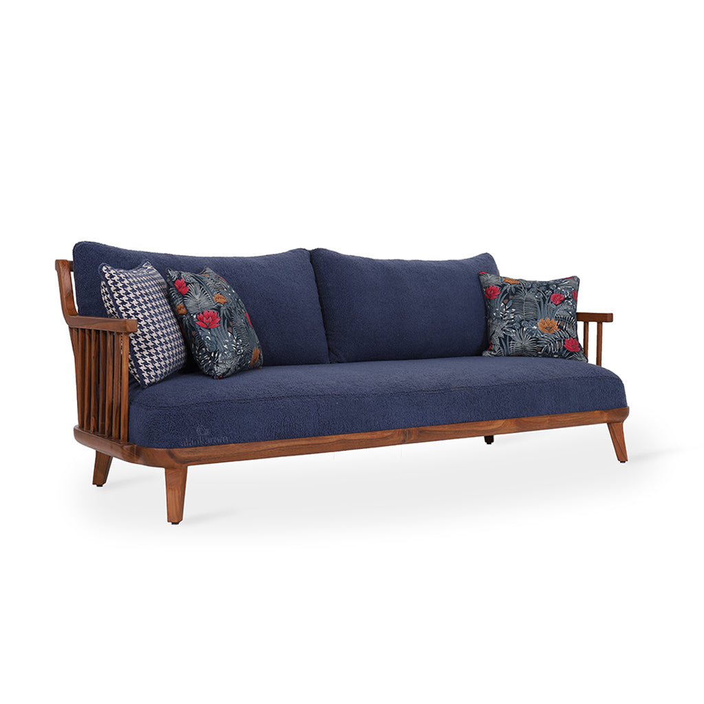 Lega - Two Seater Teak Sofa | Alankaram