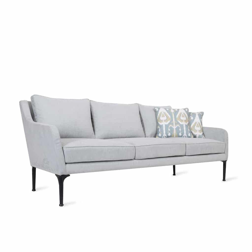 Obluk - Metal Leg Three Seater Sofa | Alankaram