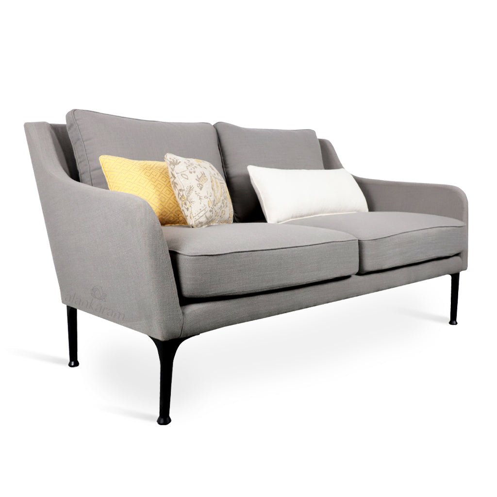 Obluk - Metal Leg Two Seater Sofa | Alankaram