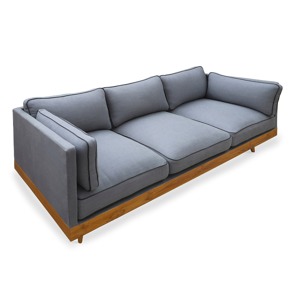 Priamka - Three Seater Teak Sofa | Alankaram