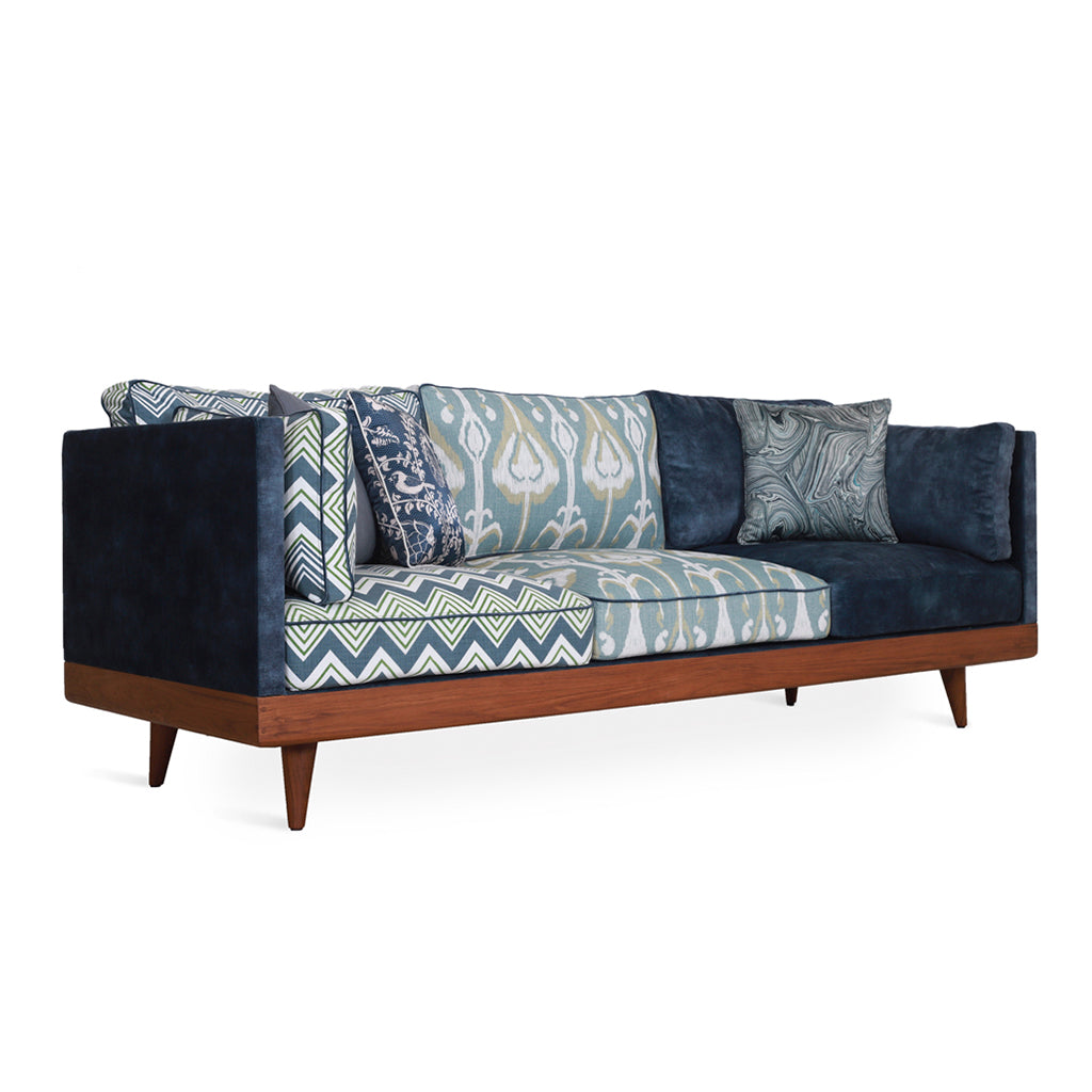 Priamka - Three Seater Teak Sofa | Alankaram